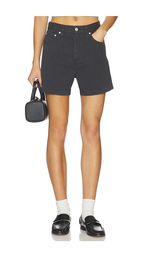 PISTOLA PISTOLA High Rise A-Line Linen Shorts